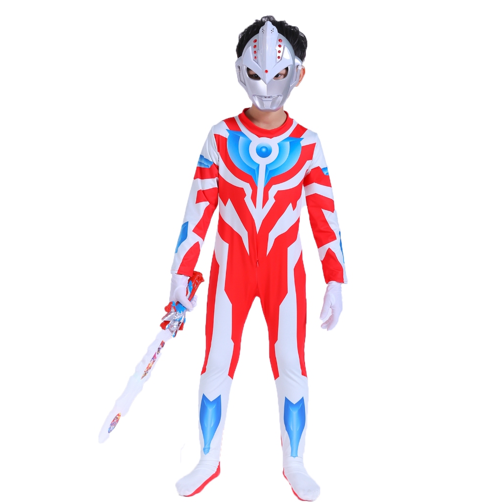 HSCTEK Ultraman Costume for Kids, Superhero Costume for Girls Boys ...