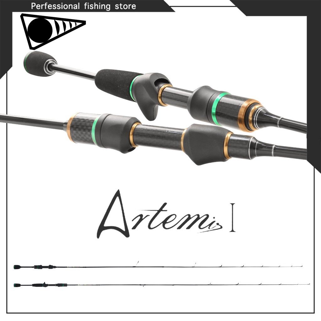Artemis UL Flexible Fishing Rod 1.5m-1.98m Power Fishing Rod Solid Tip ...