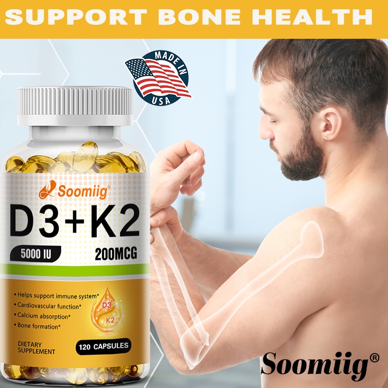 Soomiig Bone Supplement With 5000 IU Bone and Body Supplement - Helps ...