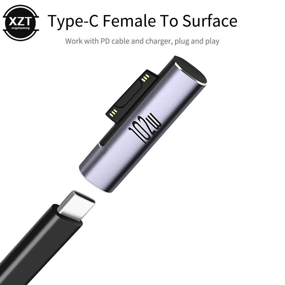 102W surface Pro7/6/5/4/3 for Microsoft magnetic contact laptop PD ...