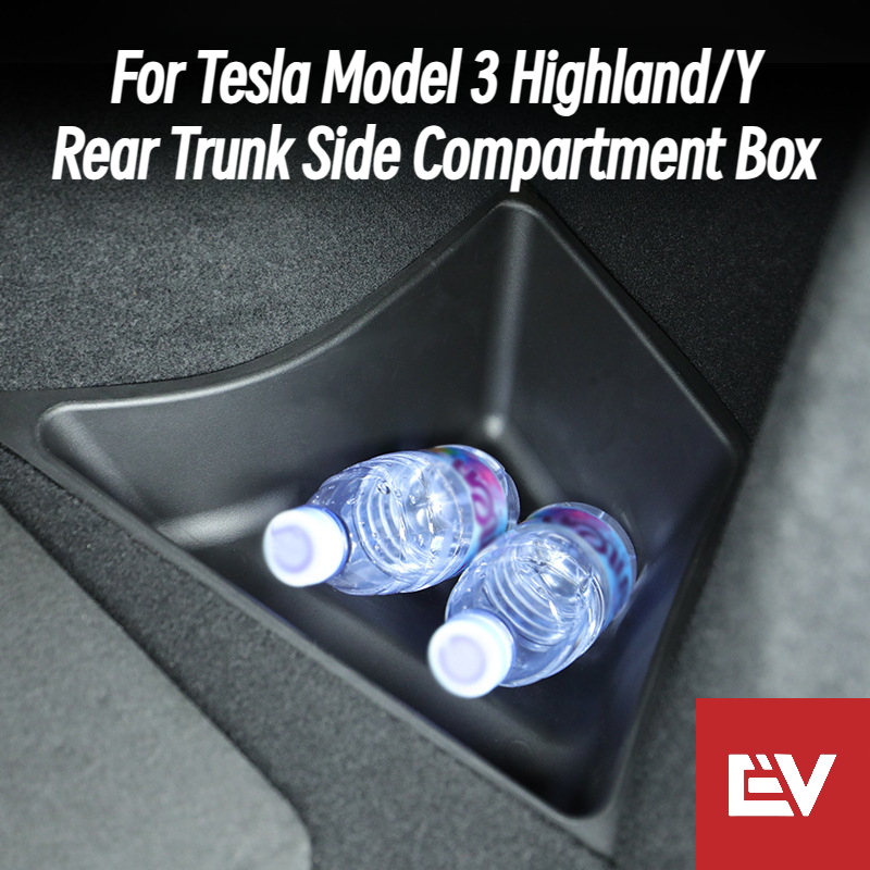 For Tesla Model 3 Highland/Model Y Back Trunk Side Compartments with ...