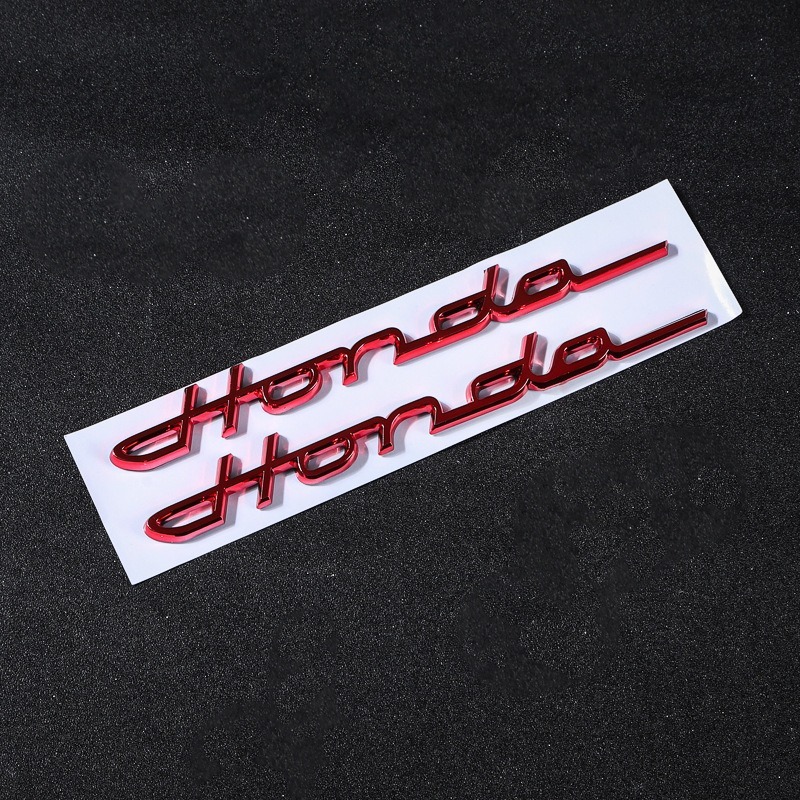2 pcs Honda Emblem Latina Font Universal Latina Honda Badge decal ...