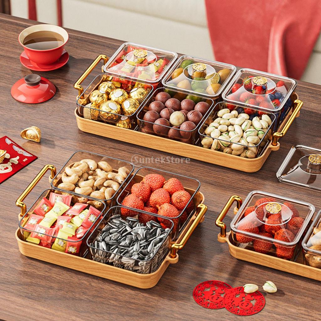 bekas kuih raya set Fruit Plate Candy Plate Dried fruit Snack Food Tray ...