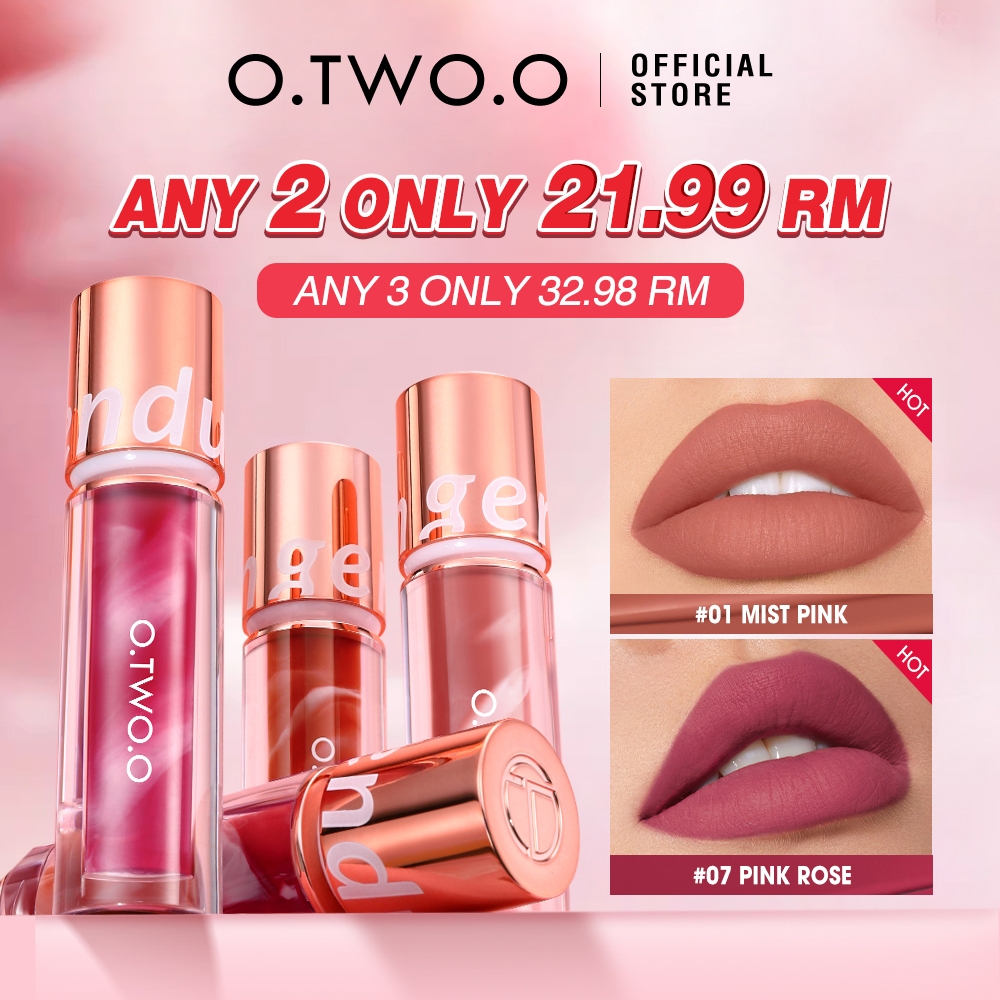 O.TWO.O Matte Lip Gloss Lip Tint Long Lasting 24H Waterproof ...