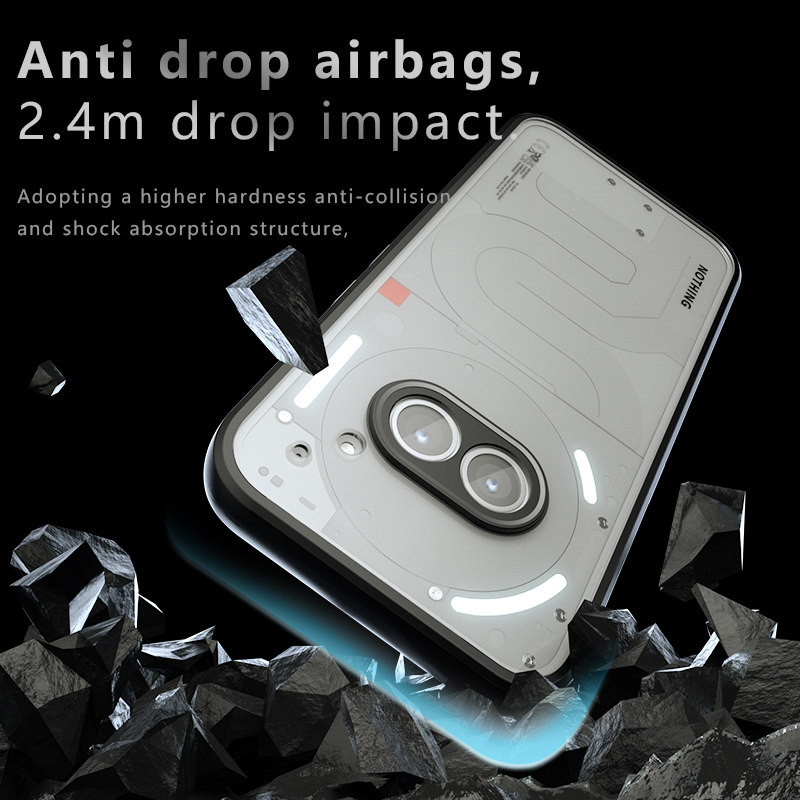 Acrylic Transparent Shockproof Cover Case For Nothing Phone 2a 2024 ...