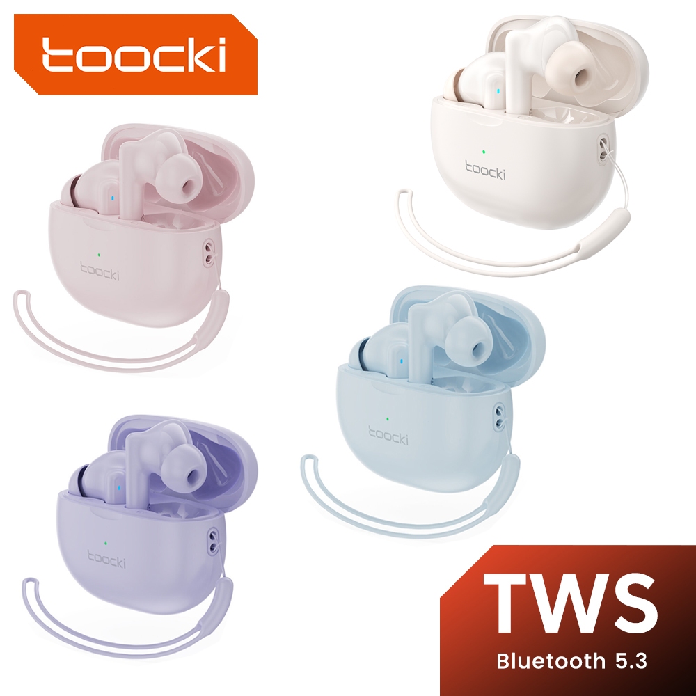 Toocki TWS Bluetooth True Wireless Earphones Bluetooth 5.3 Wireless Headphones Super Long ...