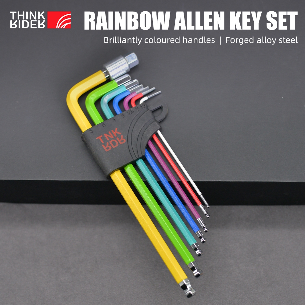 ThinkRider Color Bike Repair Tools L-wrench Set 9pcs Set Hexagon ...