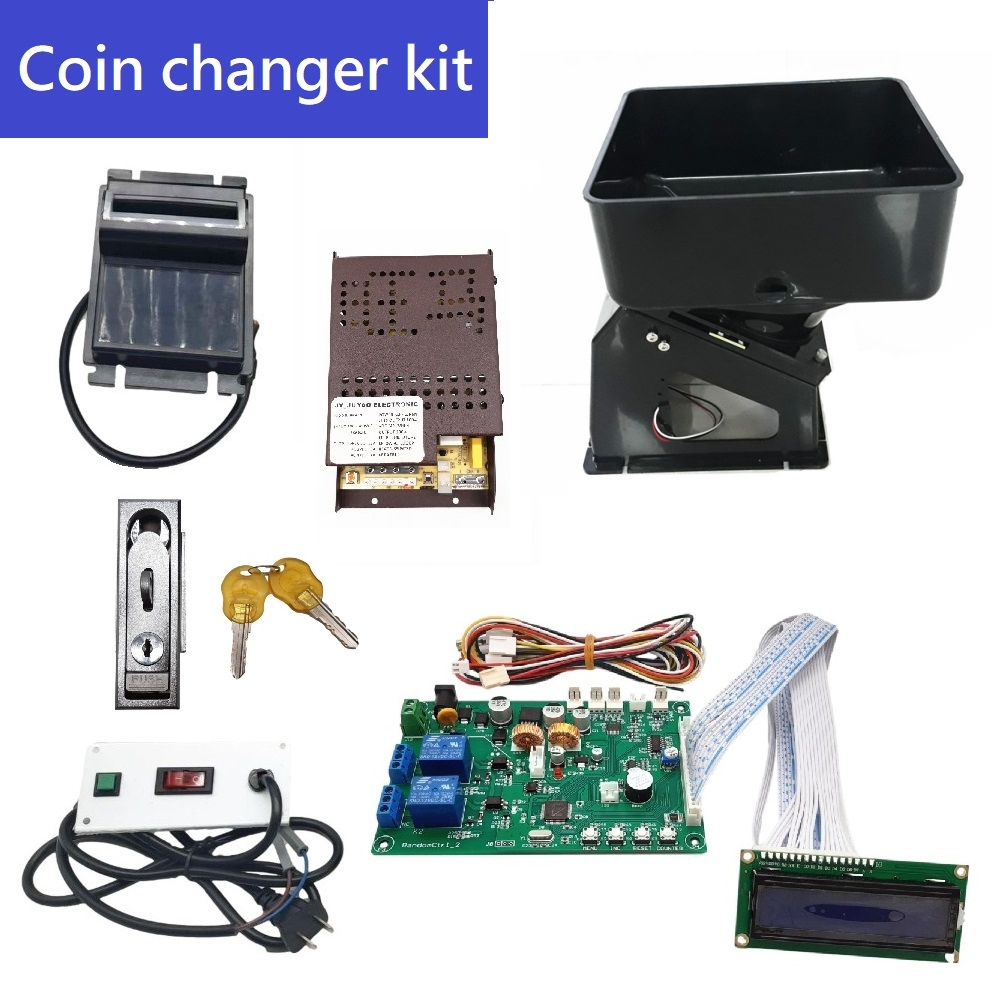 Coin Changer Kit Bill Acceptor to Coin Token with JY-146 Control Board ...