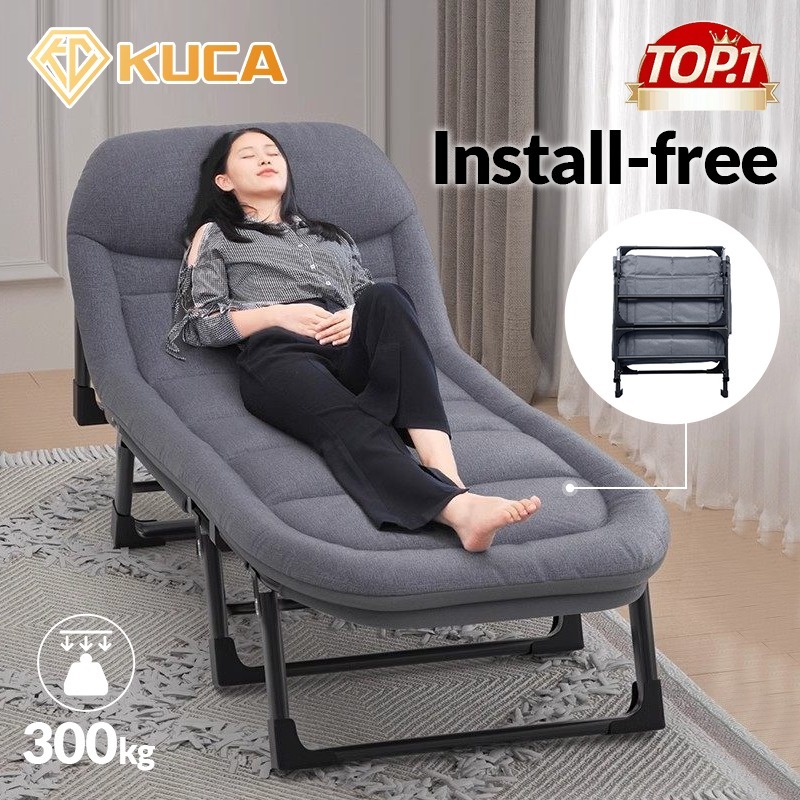 Folding Bed Premium Foldable Lazy Chair Folding Lazy Couch With Cotton ...