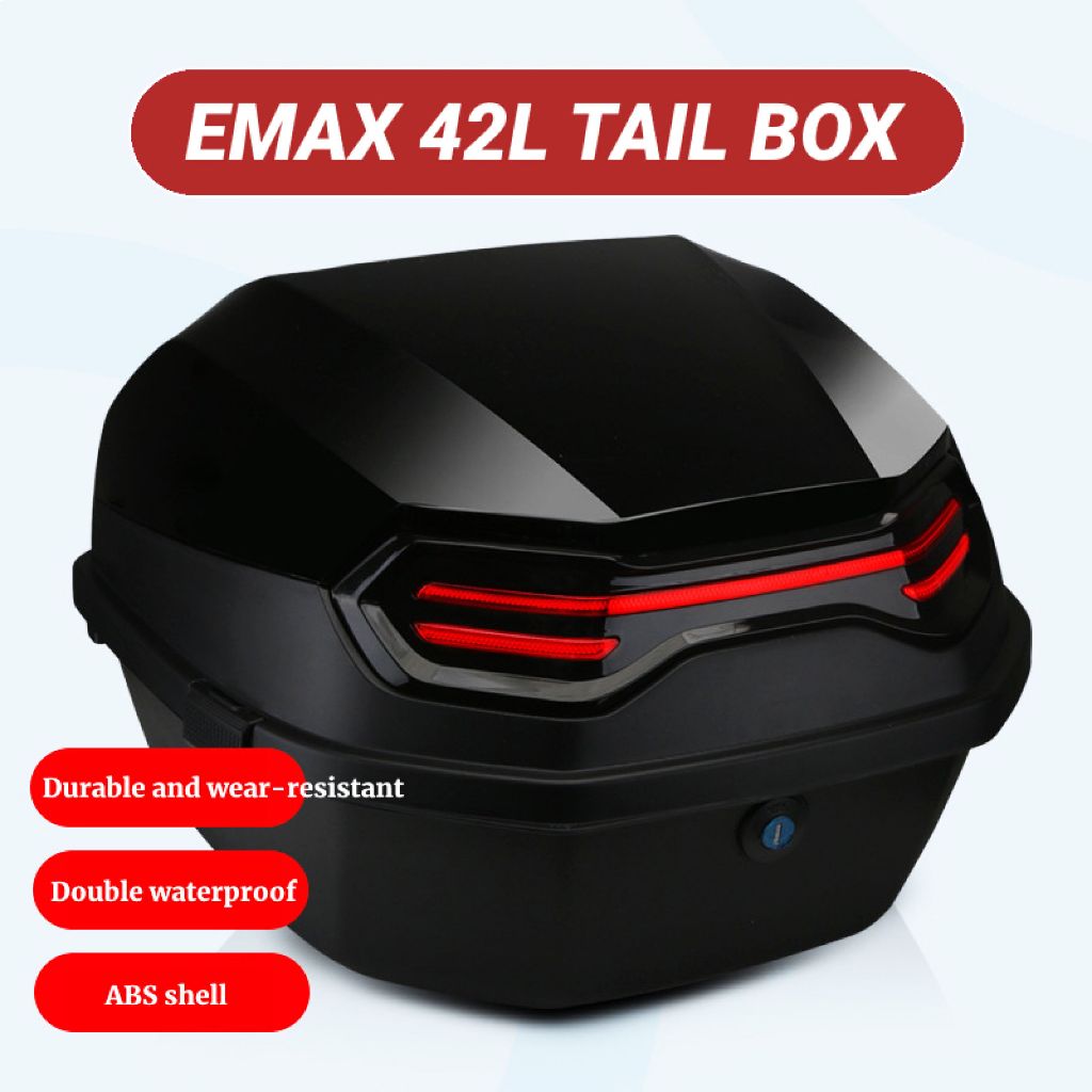 34L Motor Box Modern Motorcycle Box X3 Motor Storage Box Light Box Peti ...
