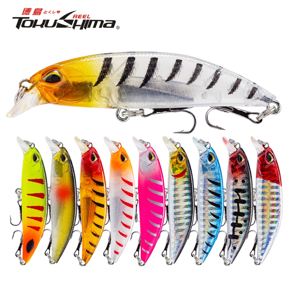 1PC Laser Fishing Lure 7cm/8g Slow Sinking Minnow Bait Casting Lure 3D Eyes Pencil Fishing Baits ...