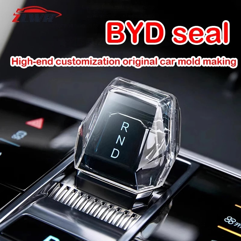 ZLWR BYD Seal sealion 6 sealion 7 car gear knob cover transparent car ...