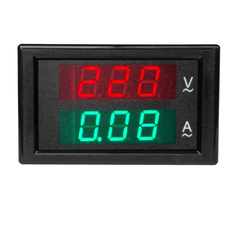 AC Digital Voltmeter Ammeter 220V 380V 200A 100A DL85-2042 Dual Display High Measurement ...