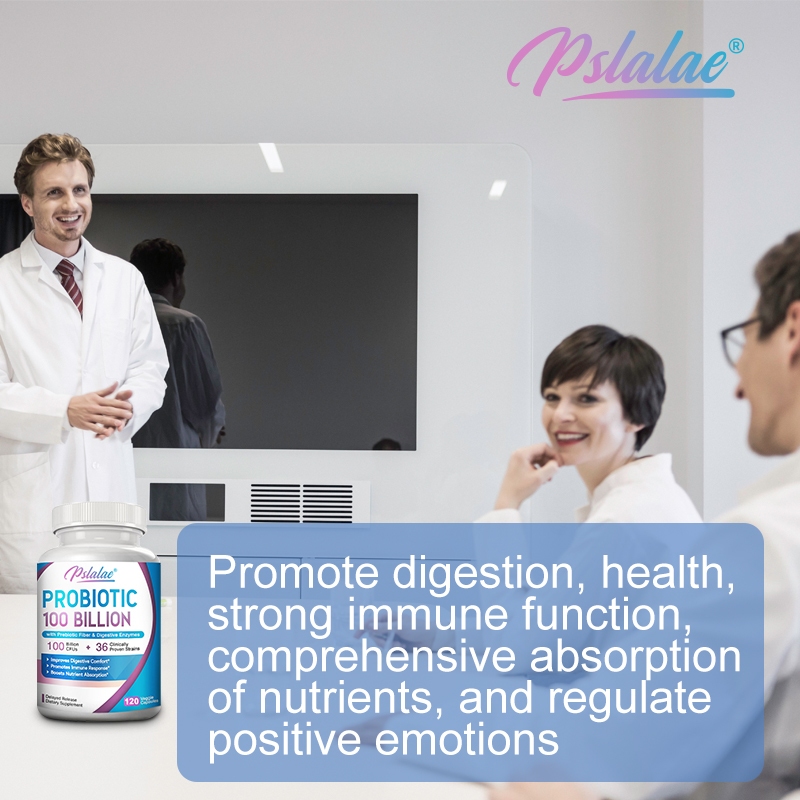 Pslalae PROBIOTIC | 120 Capsules | 100 Billion Active Organisms ...