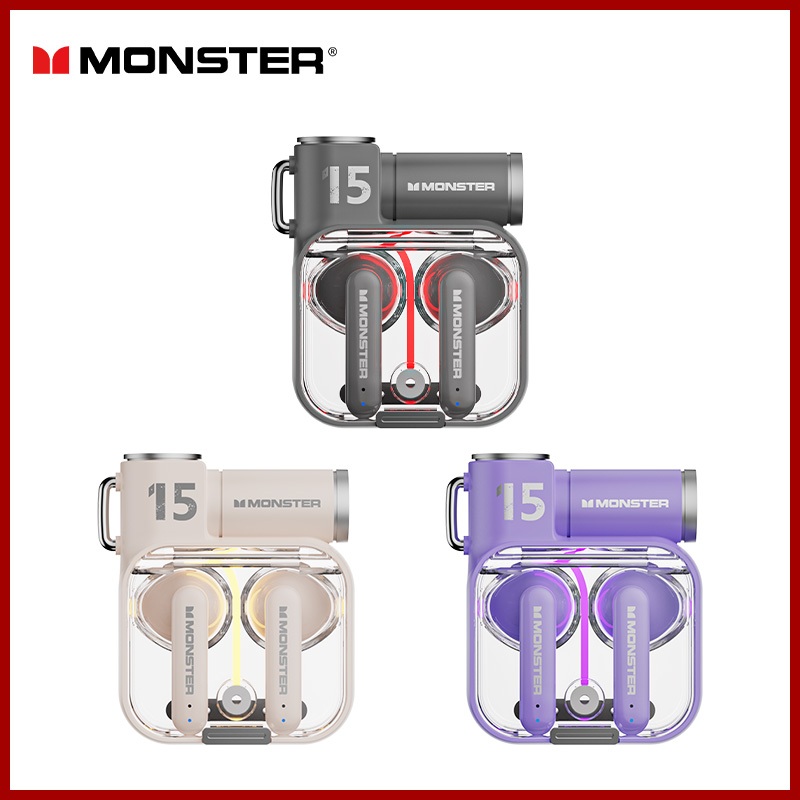 Monster XKT15 TWS Bluetooth Wireless Earphone Bluetooth 5.3 Hi-Fi ...