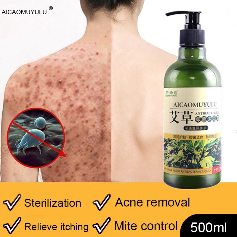 Acne body wash Eczema shower gel Antibacterial body wash 500ml Whitening Shower Gel ...