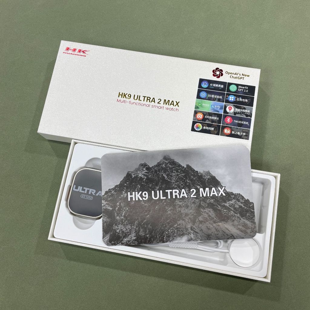 HK9 Ultra 2 MAX 2.02 AMOLED Smart Watch Men HK9 Ultra 2 Upgraded ...