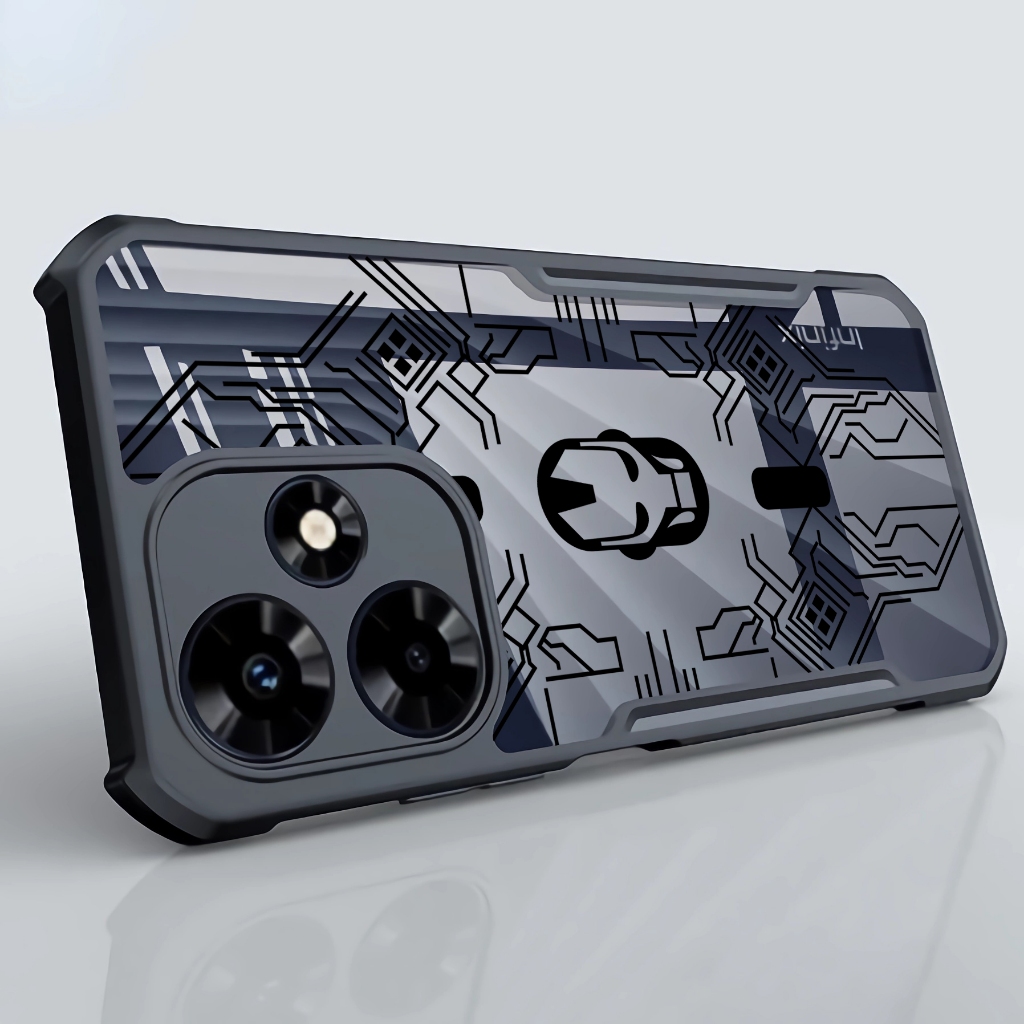 [Inventory] New Steel Iron Man Pattern Shockproof Phone Case Honor X9A ...