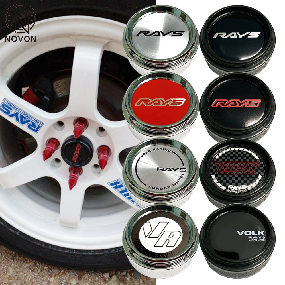 1PC 61mm RAYS center caps Car sport rim wheel cap VOLK RACING RAYS Volk ...