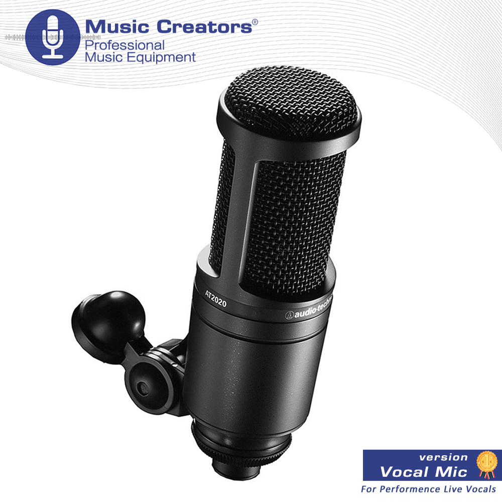 AT2020 Cardioid Condenser Studio XLR Microphone, Ideal for Project/Home ...