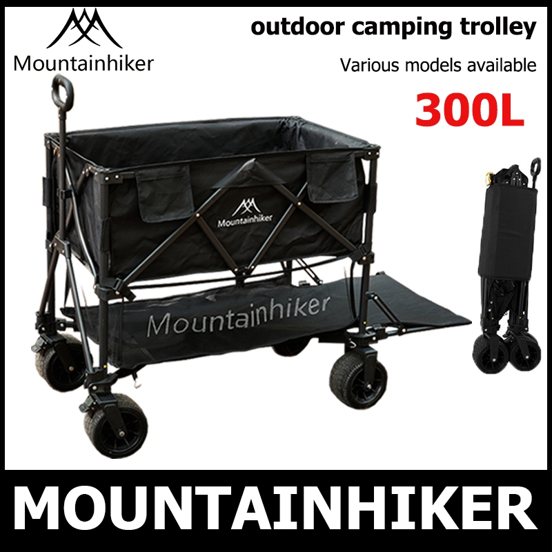 🔥Ready stock🔥MOUNTAINHIKER 300L Wagon Trolley Camping Foldable Shopping ...