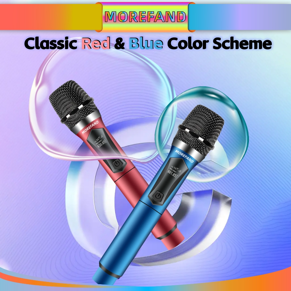 Dual color microphone Wireless Microphone Microphone Floating Mic ...