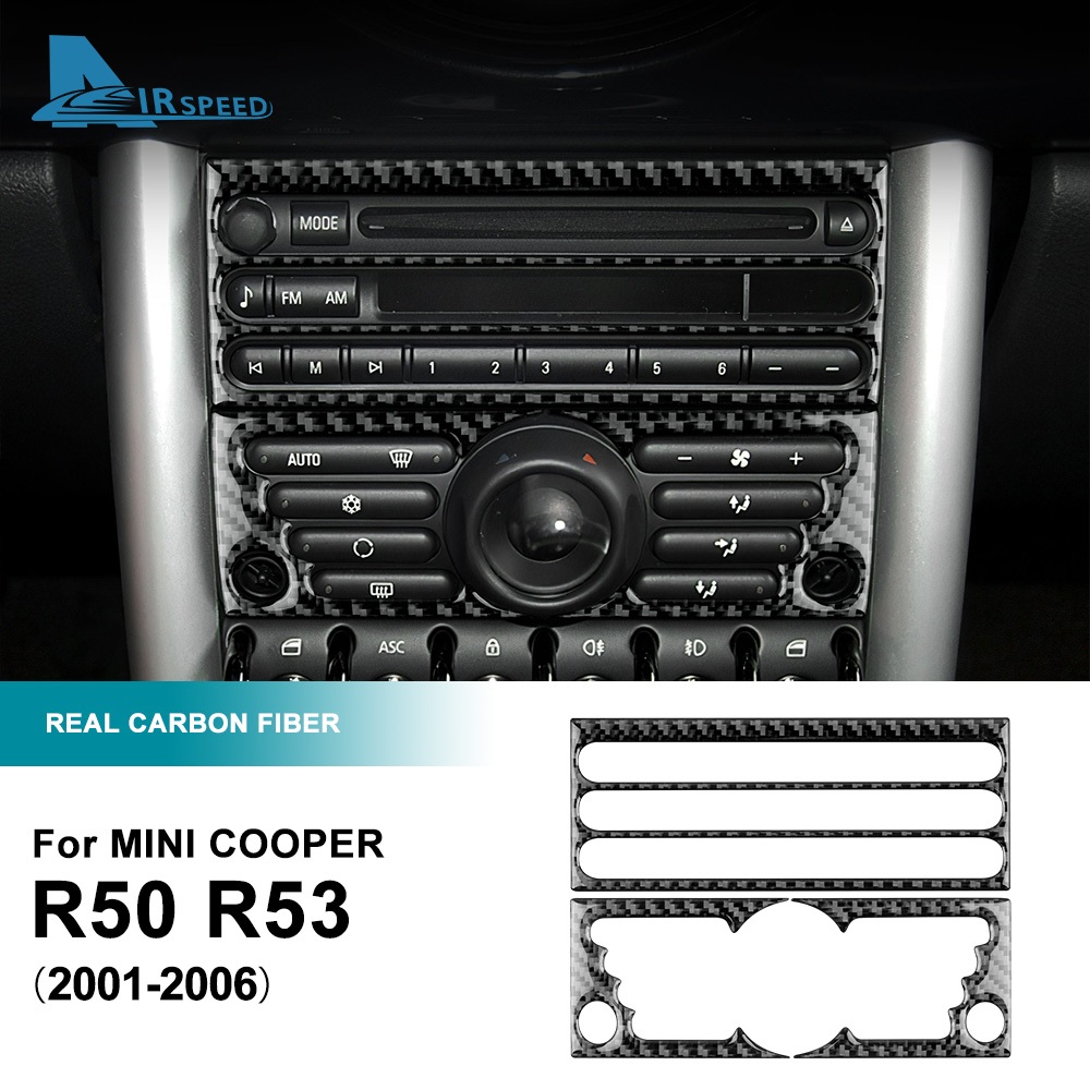 AIRSPEED Carbon Fiber For MINI Cooper R50 R53 2001-2006 Center Panel ...