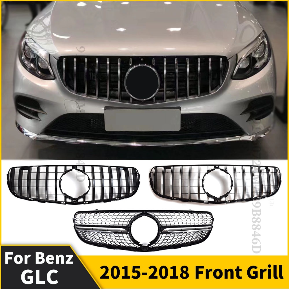 Sport GT Diamond Style Hood Mesh Front Bumper Grille Inlet Grill For ...