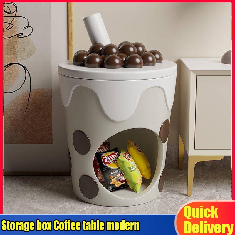 【Free shipping】Storage box Coffee table modern storage box with lid ...