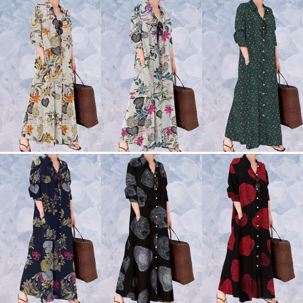 GDTIMA Baru Raya 2025 Viral Ironless Outfit Abaya Kaftan Jubah Muslim ...