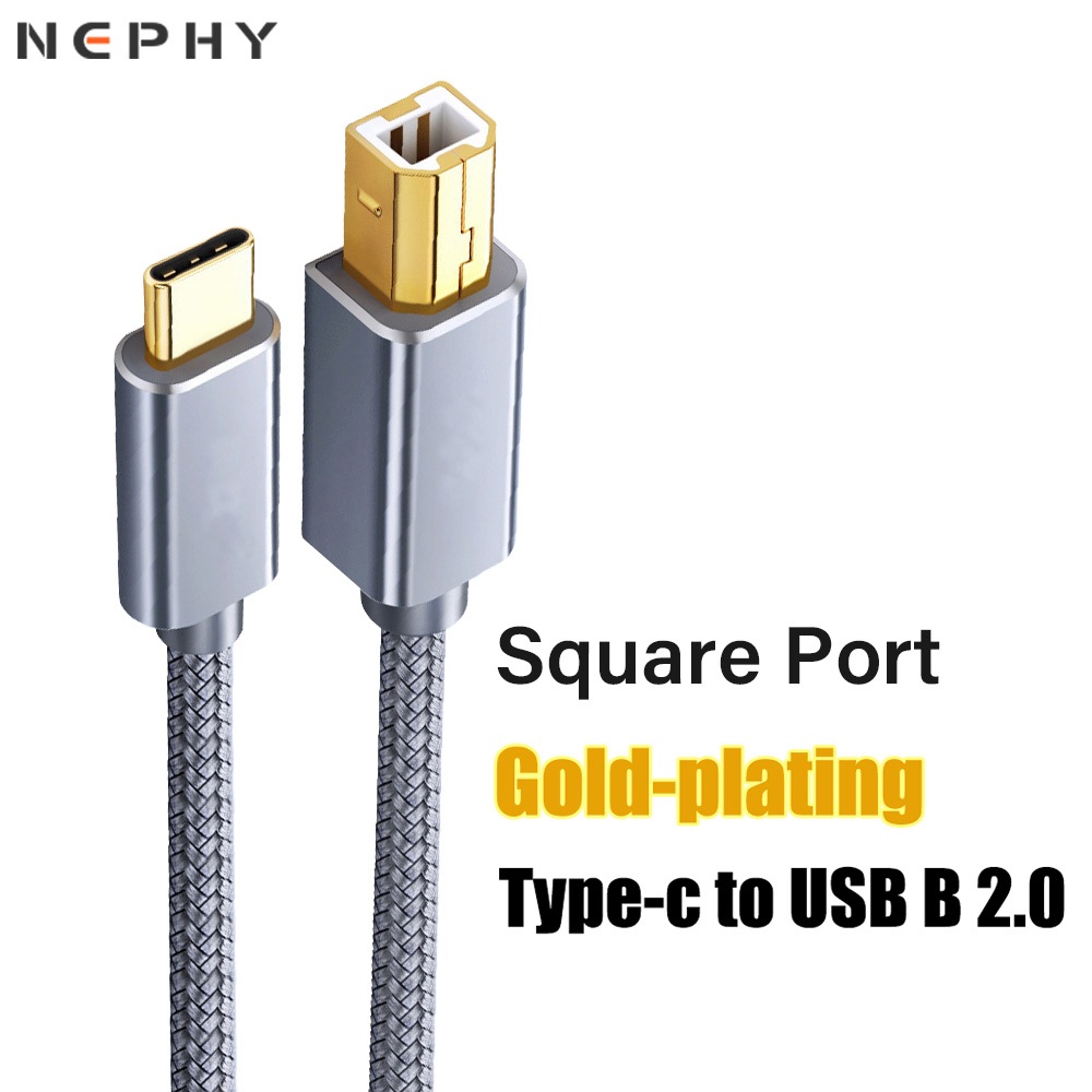 USB Type C to USB B Cable for Printer Scanner Electric Piano Organ ...