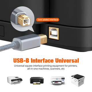 USB Type C to USB B Cable for Canon Brother Hp Epson Printer Scanner ...