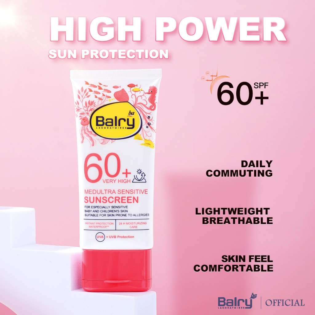 Balry Water-Resistant Moisturizing Anti-Oxidant Sunblock Sun Protection ...