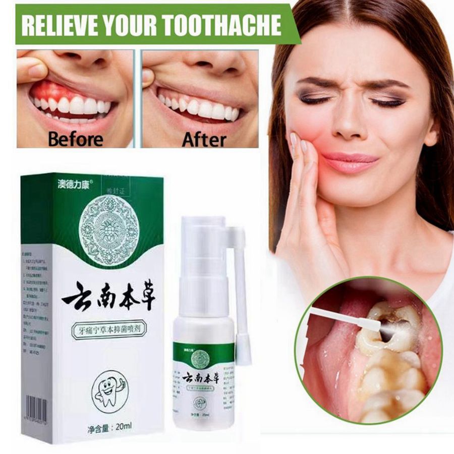【Ready Stock】Toothache Spray Teeth Pain Spray Saraf Gigi Ubat Sakit ...