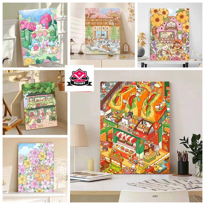 Victory -30*40cm/40*50cm-Paint By Numbers canvas painting oil painting ...