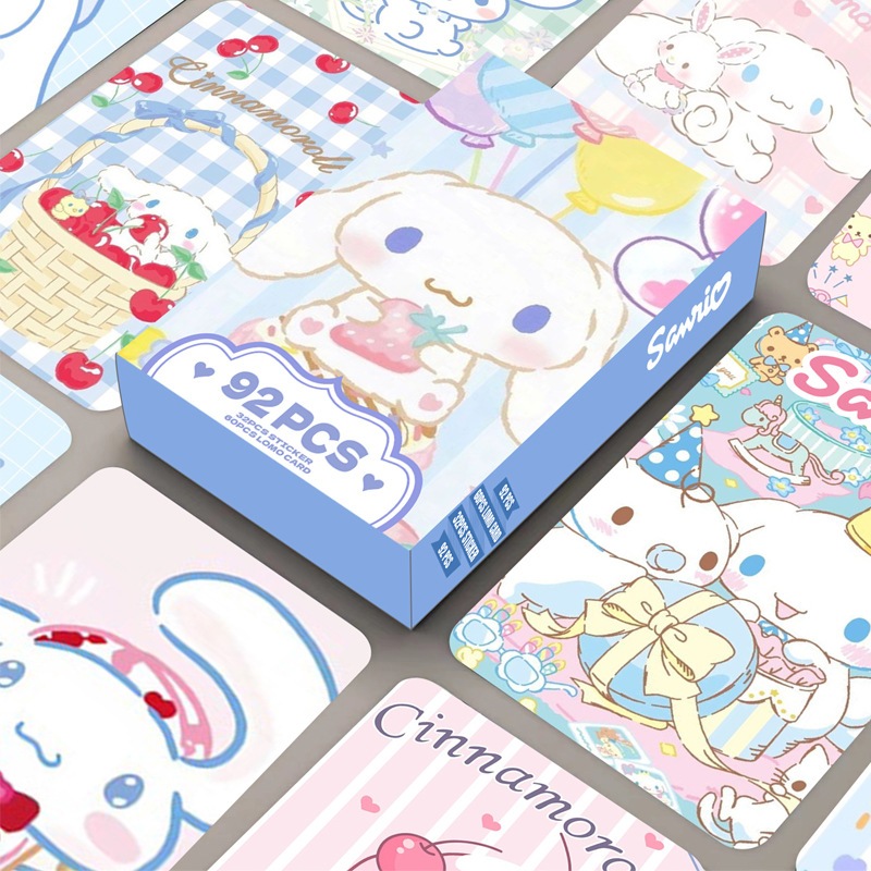 Sanrio Cinnamoroll Photocard Lomo Card Postcard Sticker 92pcs/box ...