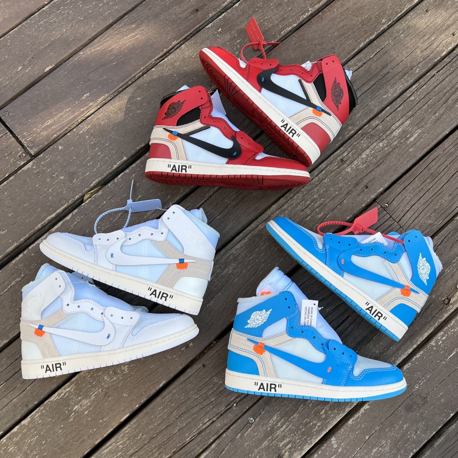 2024New Off-White x N-i-k-e Air Jordan 1 Retro High OG Chicago White ...