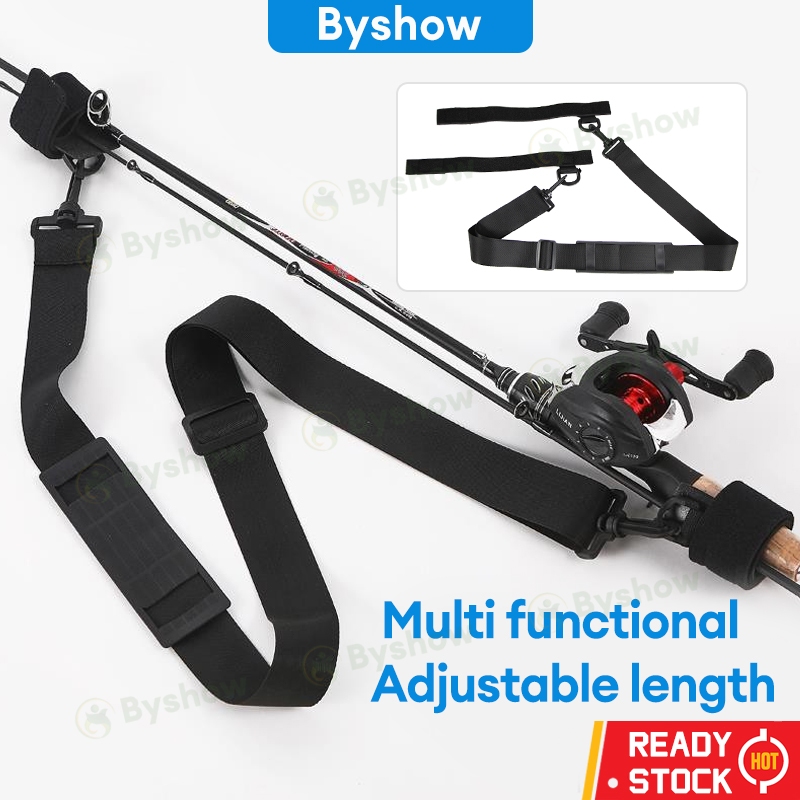 【Byshow】Malaysia In Stock Fishing Rod Carrier Strap Sling Band ...