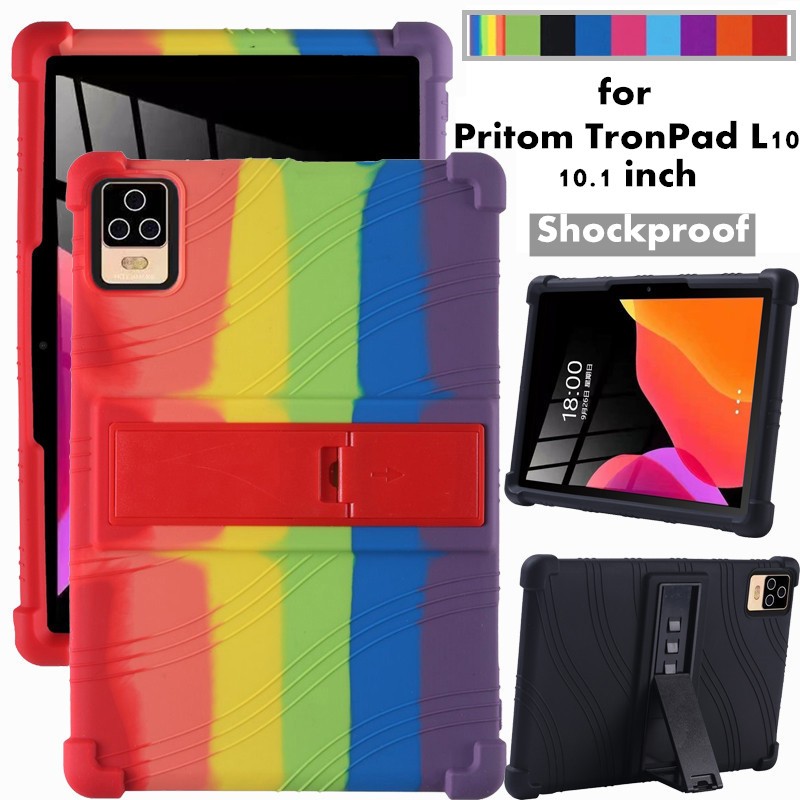 for Pritom TronPad L10 Tab 10.1 inch Tablet Case Super Shockproof Soft ...