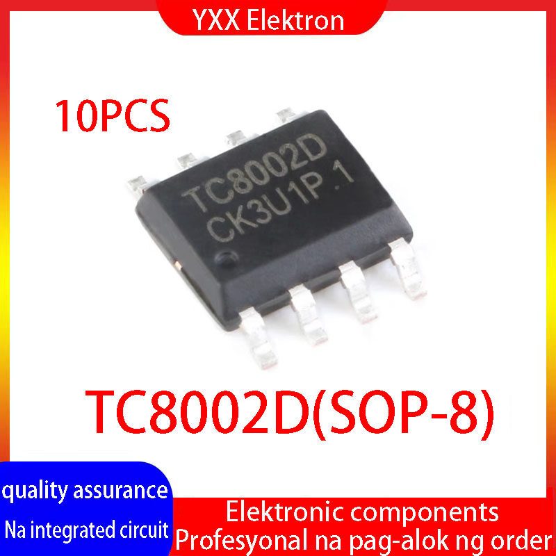 10PCS New genuine TC8002D TC8002 SMT SOP-8 3W universal audio amplifier IC chip compatible to ...