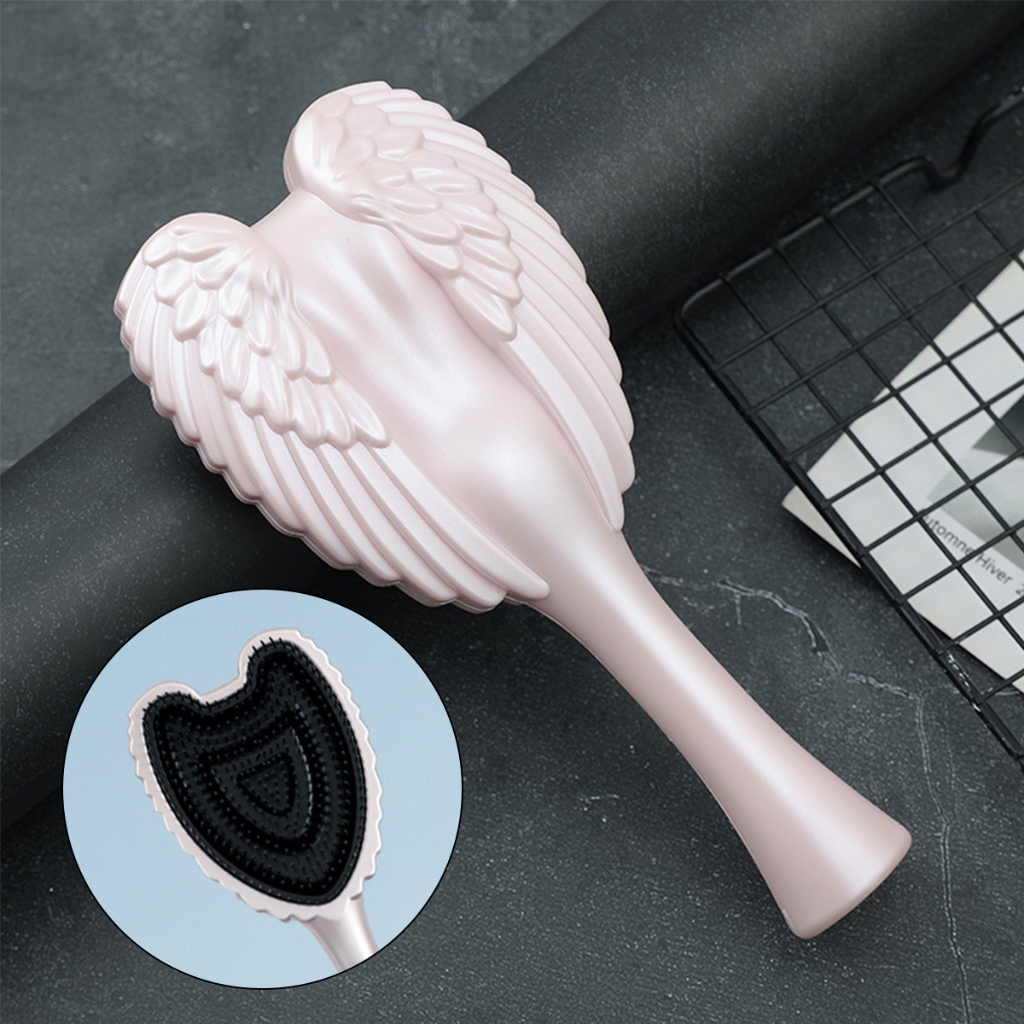 Mini Angel Hairbrush Comb Anti-static Hair Brush Women Massage Combs ...