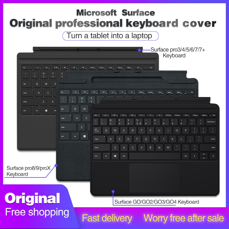 Microsoft Surface keyboard Type Cover for Surface Pro 3 4 5 6 7 7 ...