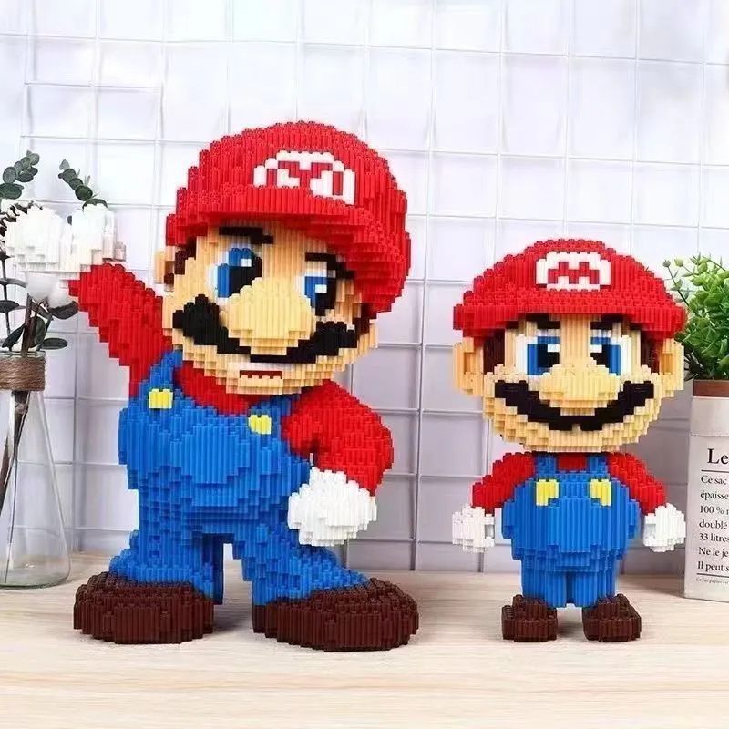 Large Size Super Mario Building Blocks Children's Toys | Shopee Malaysia