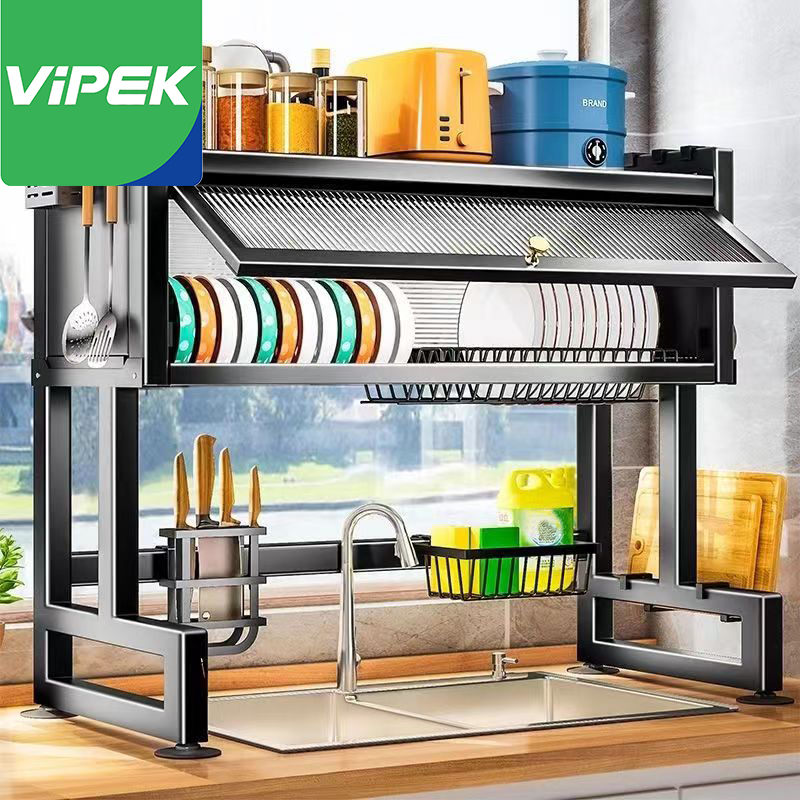 Vipek Dish Cabinet Rack Kitchen Rack Dish Drainer Sink Rack 65/75/85/95 ...