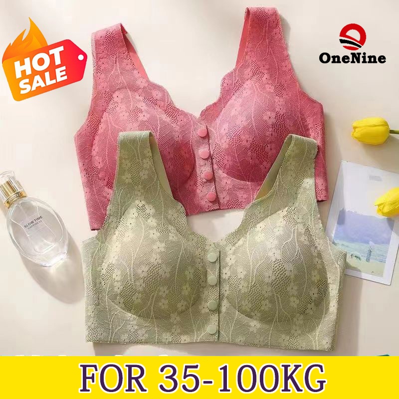 Japan Medical Front Button Bra Seamless Bra Ultra light and breathable ...