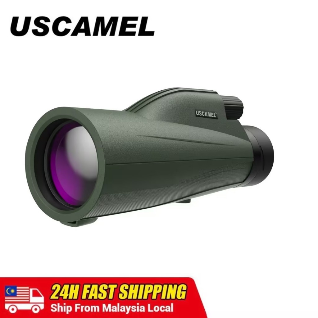 USCAMEL 12x50 HD Monucular Telescope Low Light Night Vision Outdoor ...