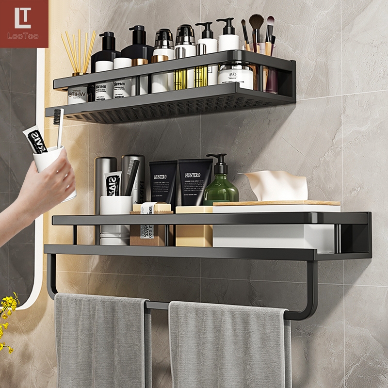 LOO TOO Bathroom Storage Shelf Shampoo Rack/Toilet Rack/Kitchen Storage ...