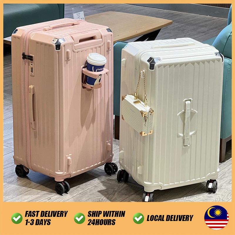 Beg Bagasi 20/26/30 Inci Luggage Perjalanan 5 roda Beg Bagasi Kapasiti ...
