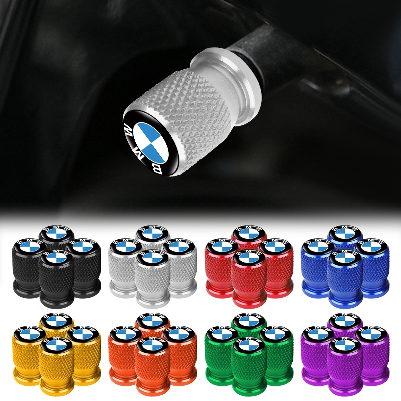4pcs Threaded Styling Car Tire Dust-proof Cap 3D Logo Car Valve Stem Protect Cap for BMW E61 E90 ...