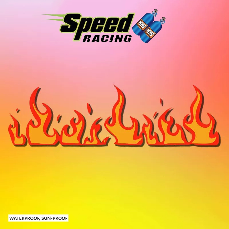 JDM Fire Car Decals Vinyl Decal JDM sticker Motorcycle Personalized ...